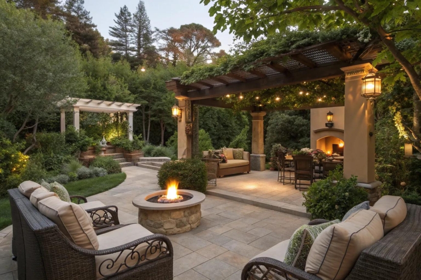 17+ Inspiring Patio Fire Pit Design Ideas