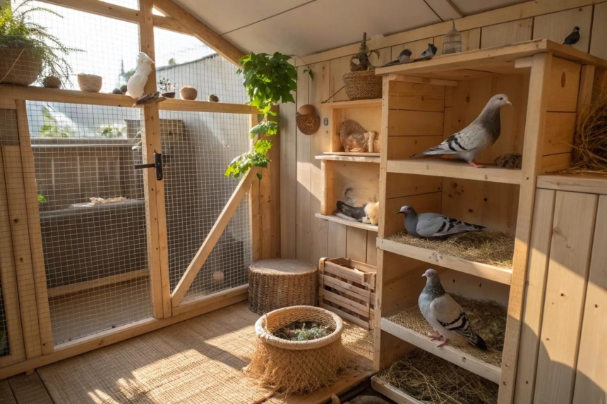 14+ Creative Pigeon Cage Setup Ideas