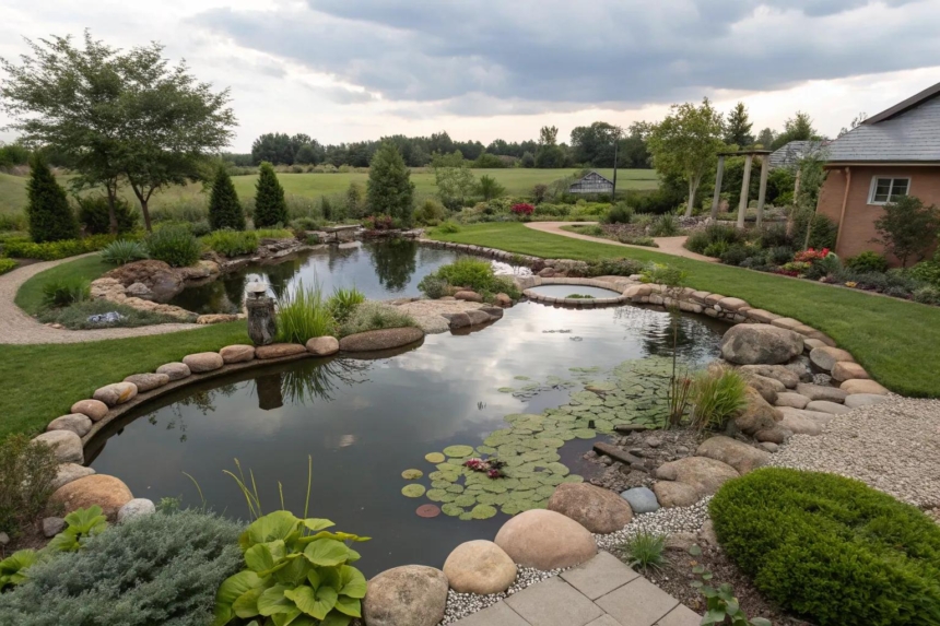 21+ Creative Pond Shapes Ideas for Your Garden