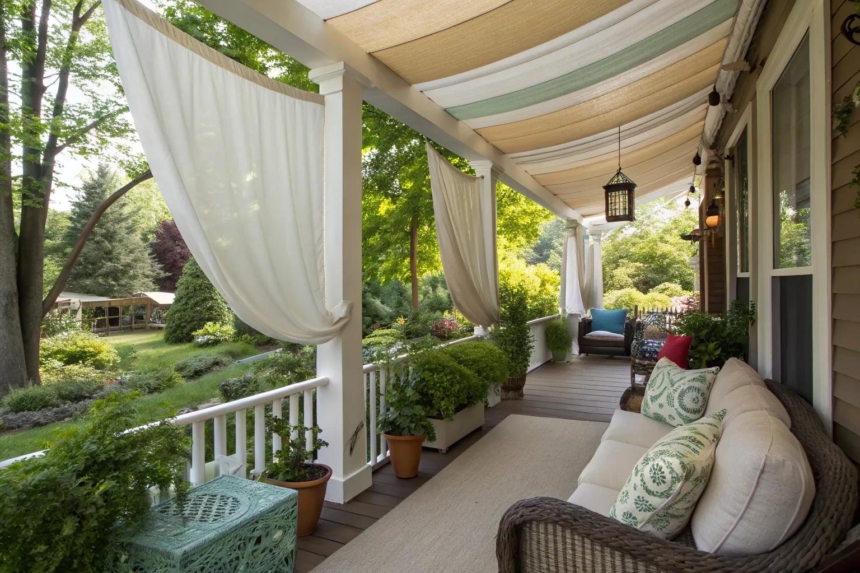 16+ Smart Porch Shade Ideas for a Cozy Outdoor Space
