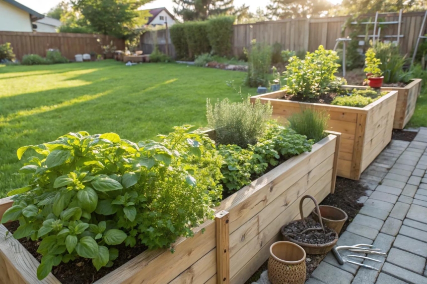 16+ Inspiring Raised Herb Garden Ideas