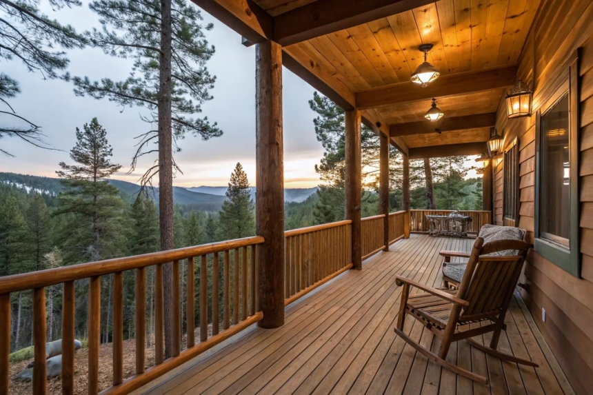 15+ Charming Rustic Porch Railing Ideas