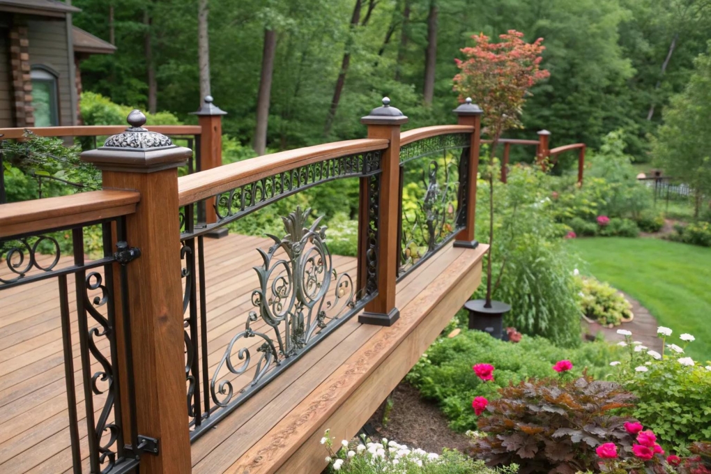 15+ Smart Privacy Railing Ideas for Your Deck