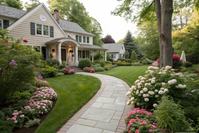 20+ Inspiring Sidewalk Ideas for Front of House