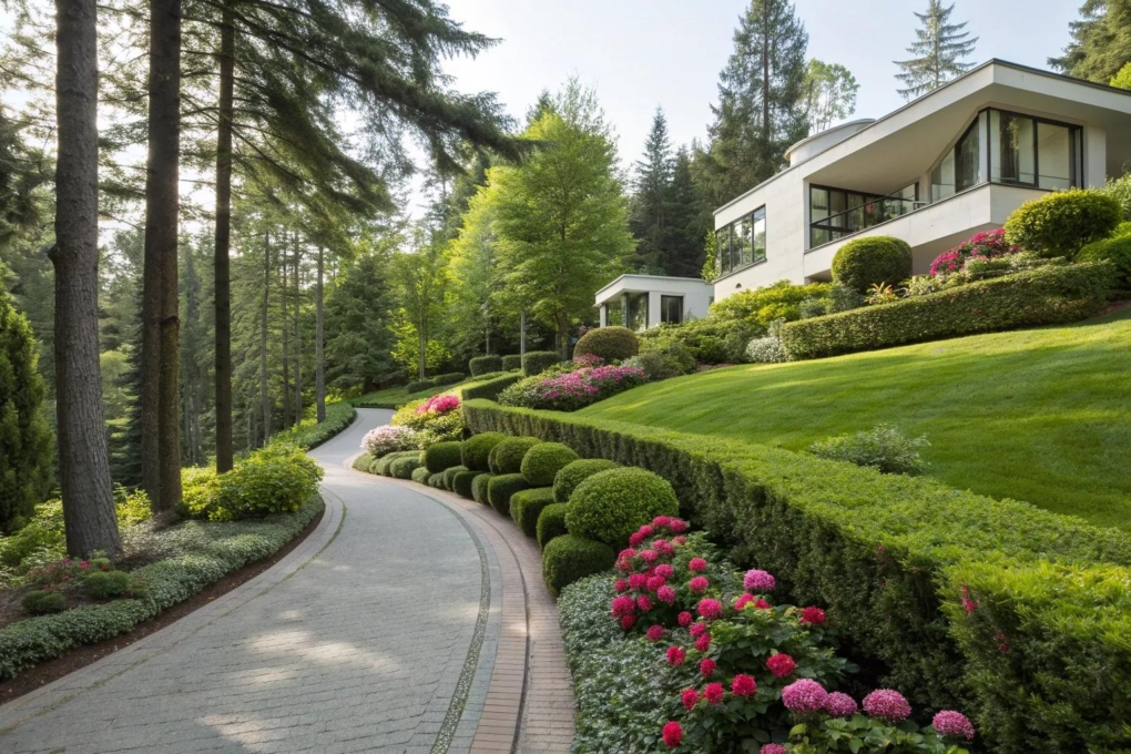 18+ Clever Sloped Driveway Ideas for Every Home