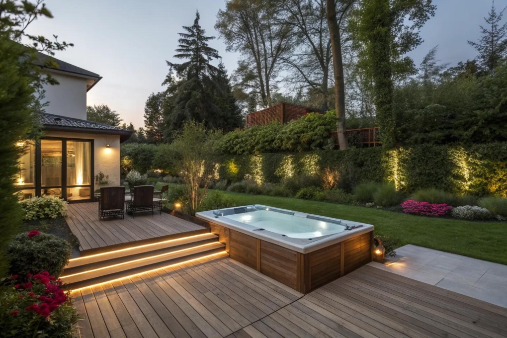 13+ Inspiring Swim Spa with Deck Ideas