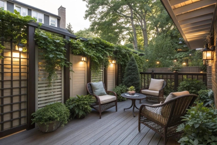 18+ Creative Townhouse Deck Privacy Ideas