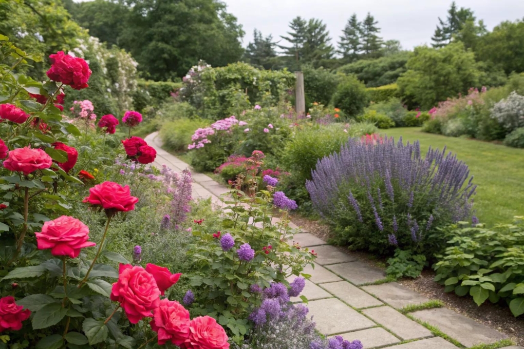 15+ Perfect Companion Plants for Knockout Roses