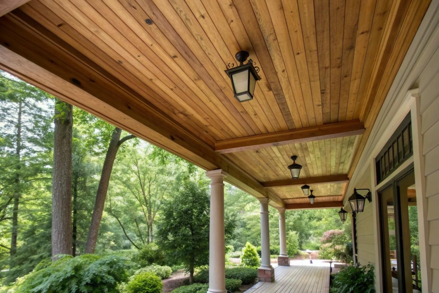 19+ Stunning Wood Porch Ceiling Ideas to Transform Your Space