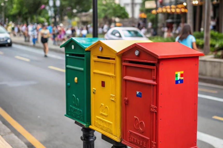 6+ Creative Triple Mailbox Post Ideas