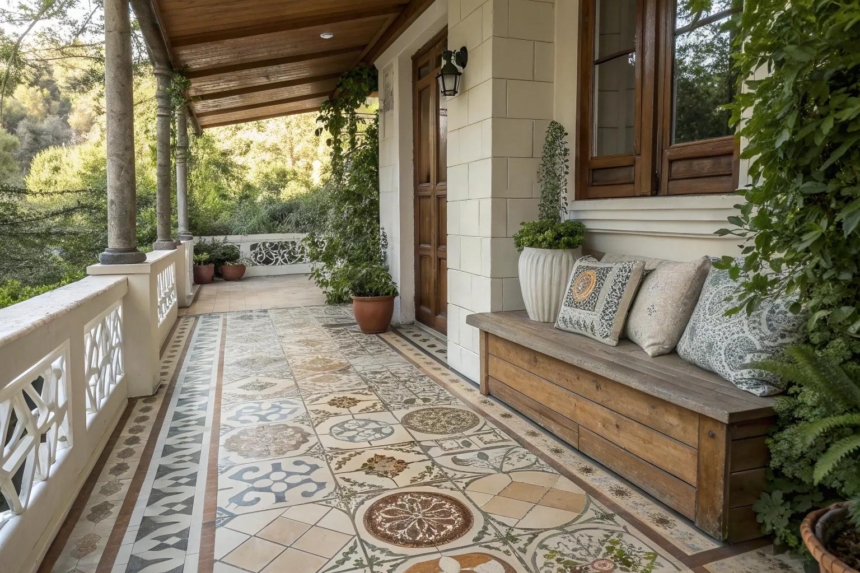 16+ Stylish Back Porch Tile Ideas to Transform Your Space