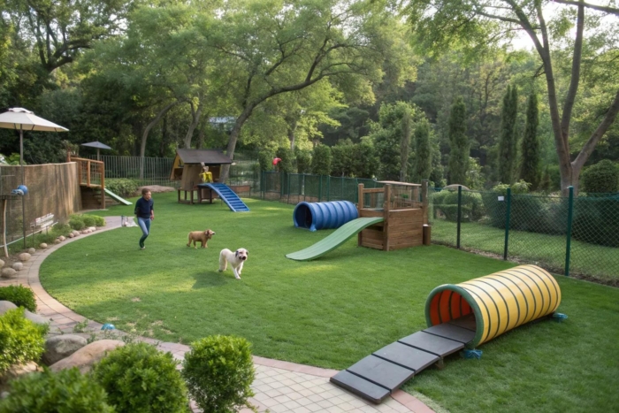 17+ Creative Backyard Dog Park Ideas