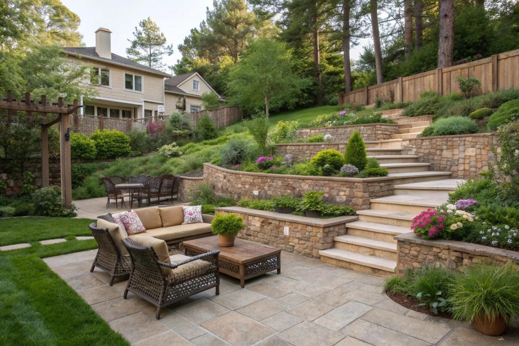 20+ Clever Backyard Slope Ideas to Transform Your Space