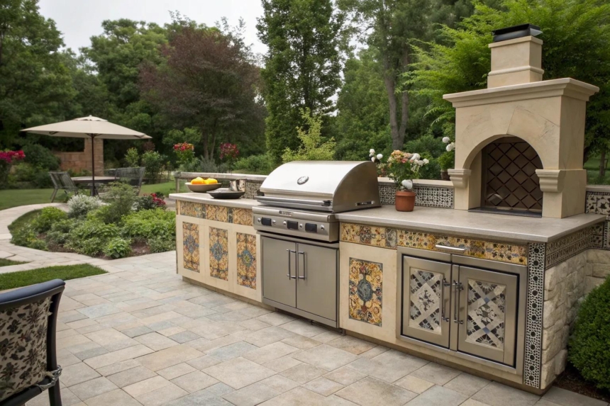 16+ Stylish BBQ Island Tile Ideas to Inspire You
