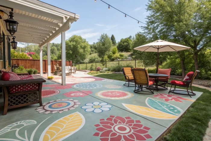 17+ Best Colors to Paint Your Concrete Patio