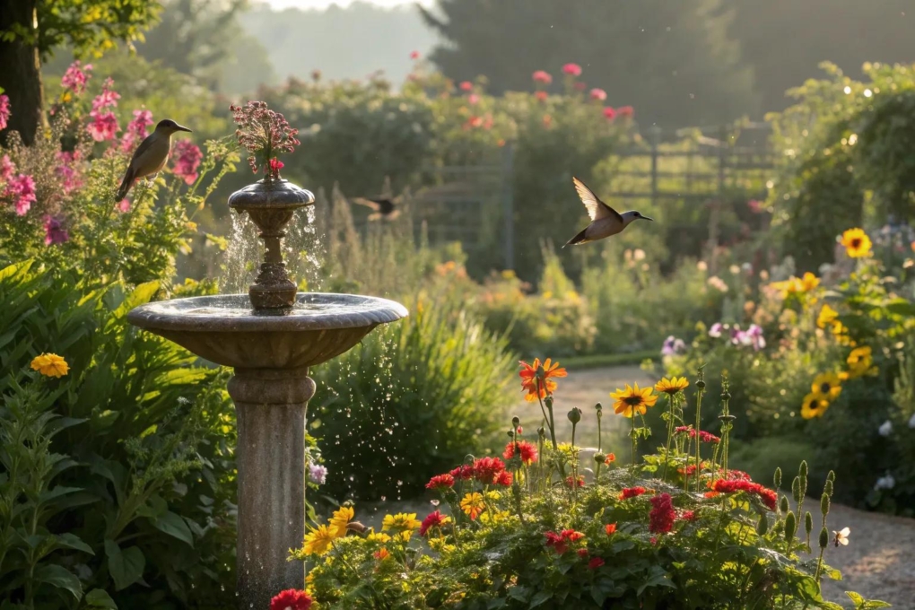 10+ Charming Water Fountains for Hummingbirds