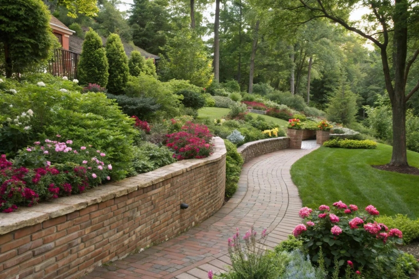 16+ Stunning Brick Retaining Wall Ideas