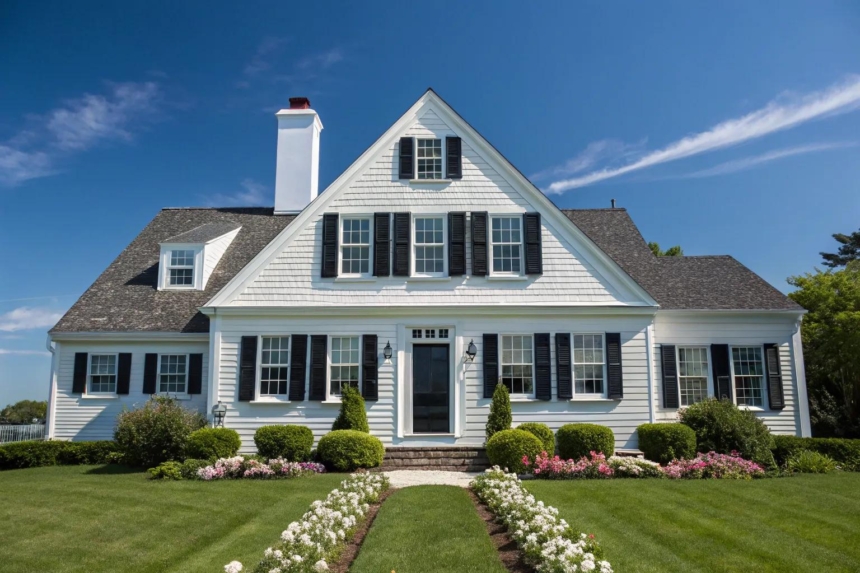 18+ Charming Cape Cod Style House Exterior Ideas