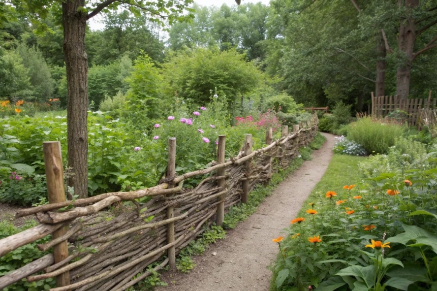 12+ Creative Dead Hedge Fence Ideas