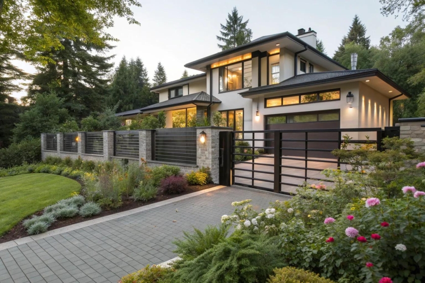 11+ Stylish Electric Driveway Gate Ideas