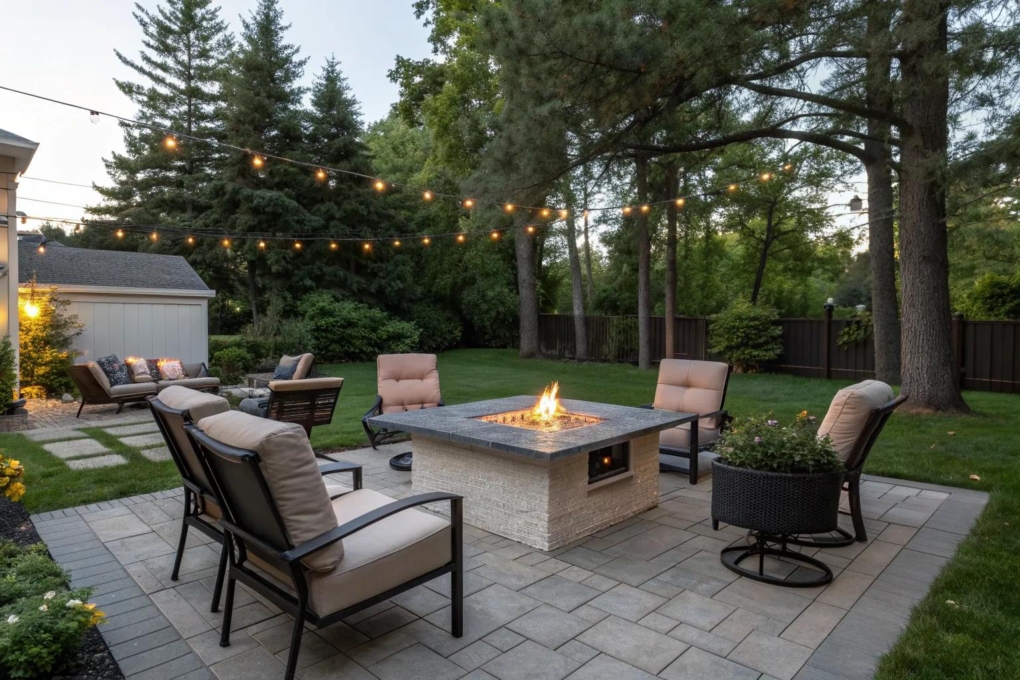 14+ Inspiring Fire Pit Table Ideas for Your Backyard