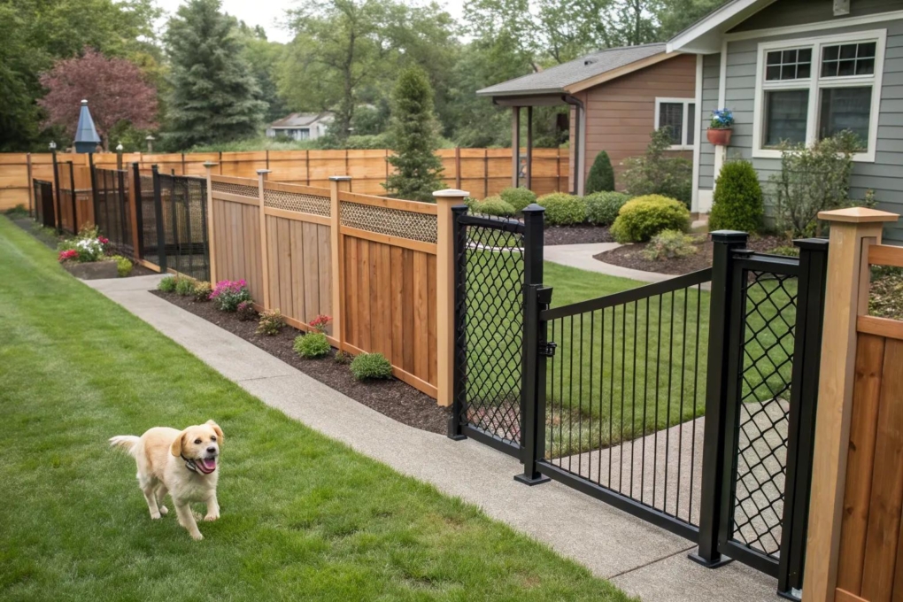 18+ Smart Front Yard Fence Ideas for Dogs