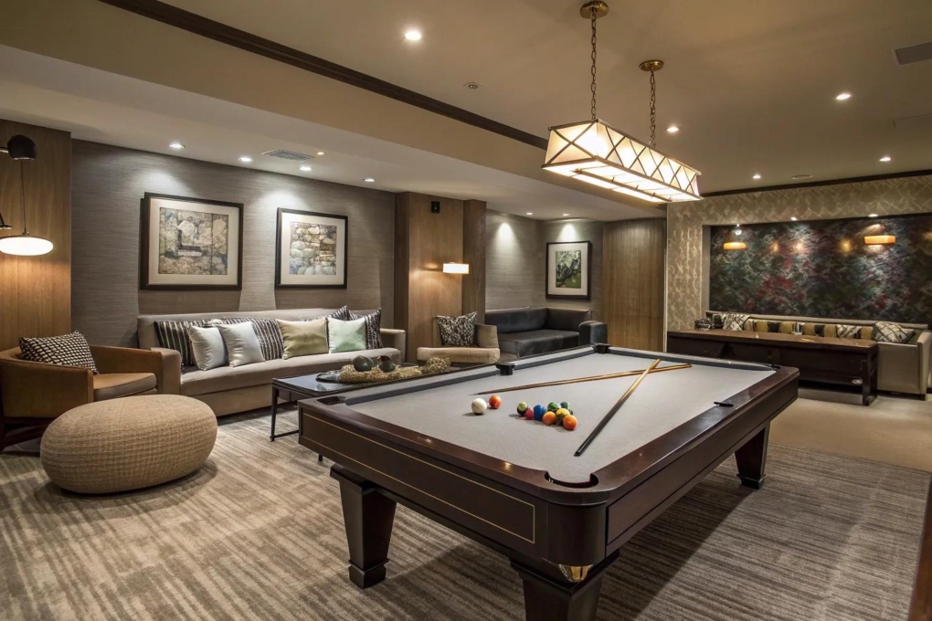 16+ Inspiring Game Room Ideas with a Pool Table