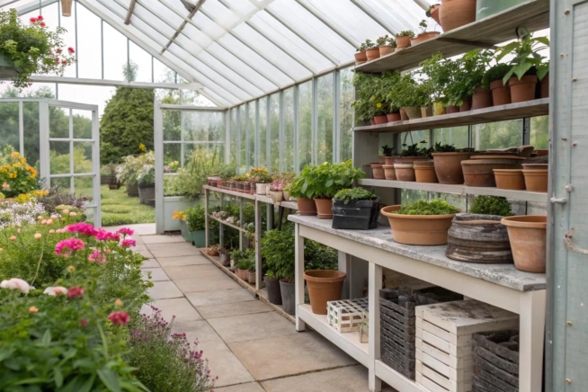 15+ Smart Greenhouse Storage Ideas