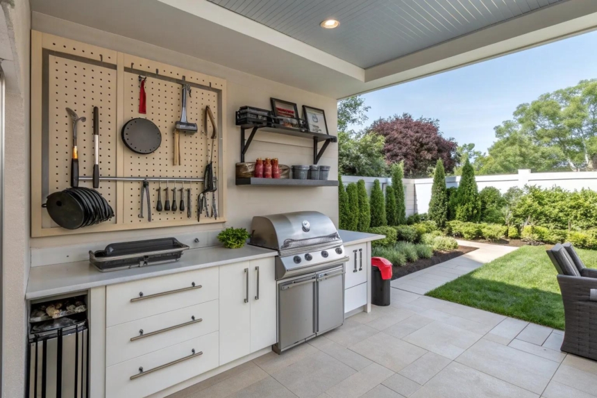 18+ Clever Grill Accessory Storage Ideas