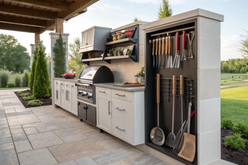 13+ Clever Grill Utensil Storage Ideas