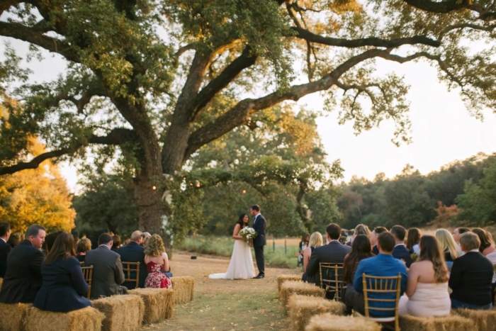18+ Creative Hay Bale Wedding Seating Ideas