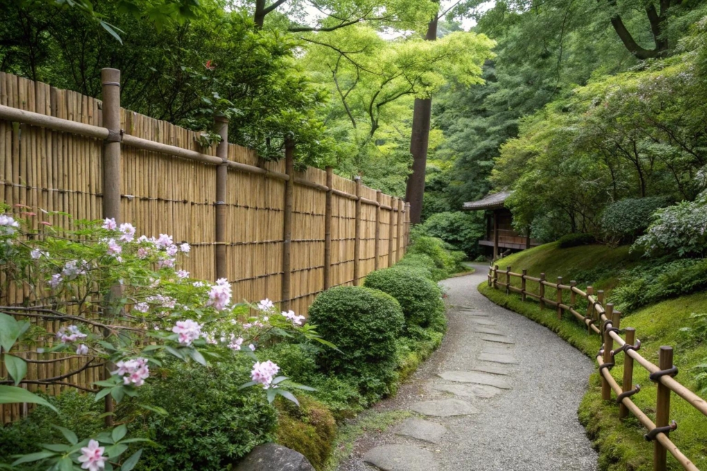 18+ Inspiring Japanese Style Fence Ideas