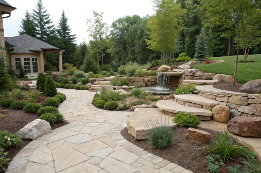 17+ Stunning Limestone Landscaping Ideas