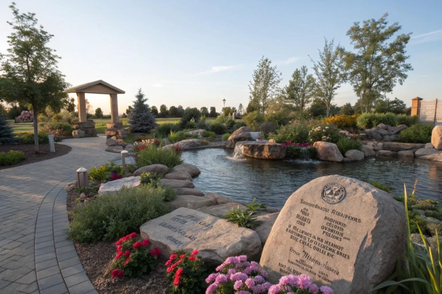19+ Inspiring Memorial Rock Garden Ideas