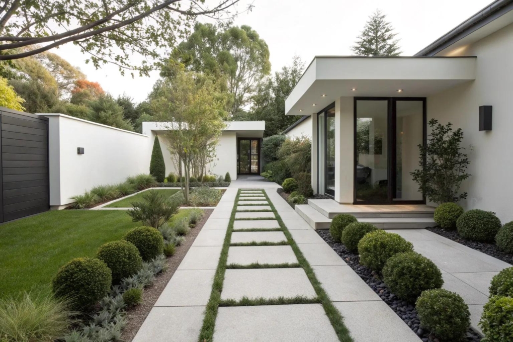 16+ Stylish Modern Minimalist Front Yard Ideas