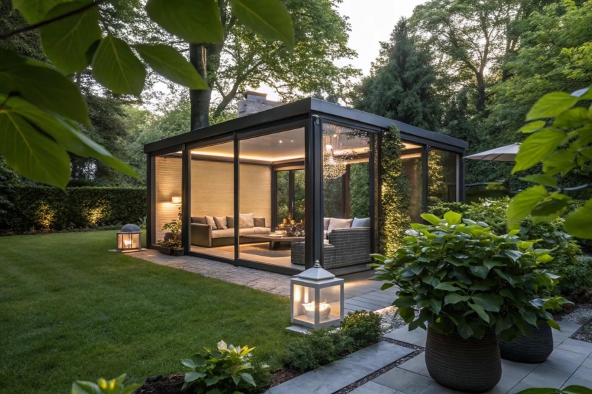 5+ Stylish Modern Screened Gazebo Ideas