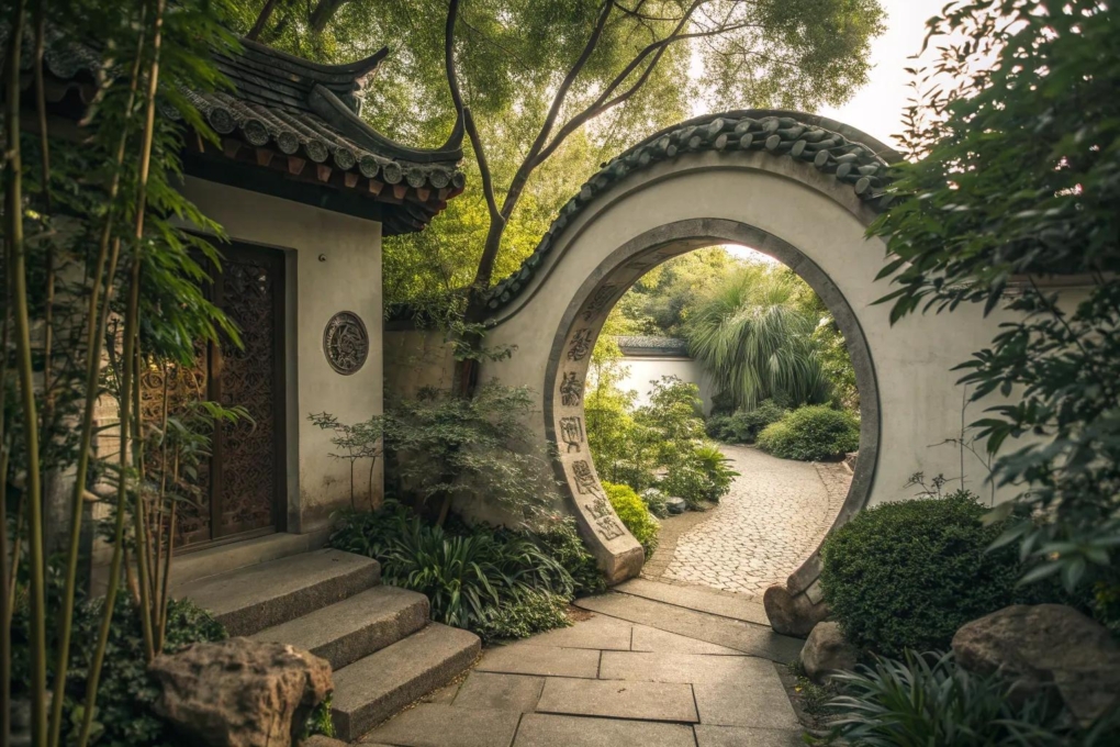 17+ Stunning Moon Gate Ideas for Your Garden Oasis