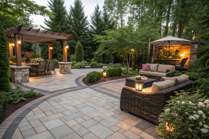 15+ Stylish Patio Paver Ideas to Transform Your Space