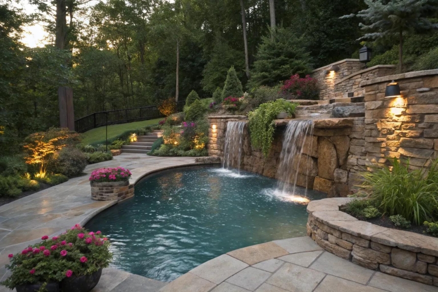 17+ Inspiring Pool Wall Ideas for a Stylish Backyard