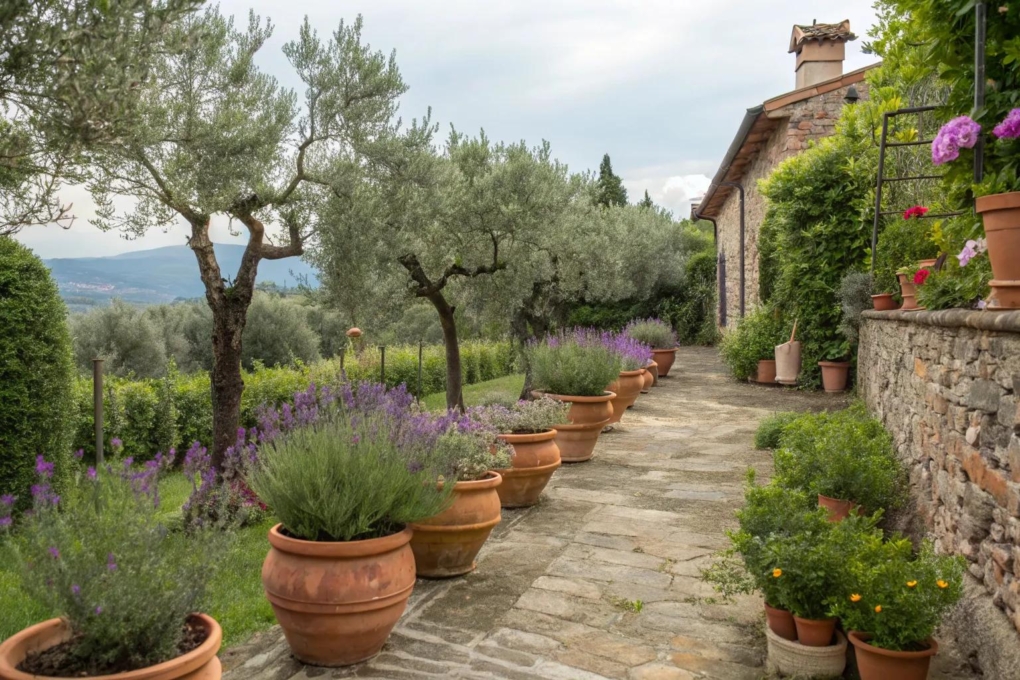 18+ Charming Small Italian Garden Ideas