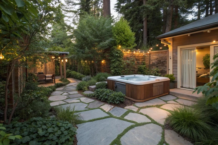 13+ Inspiring Spa Landscape Ideas for Your Backyard