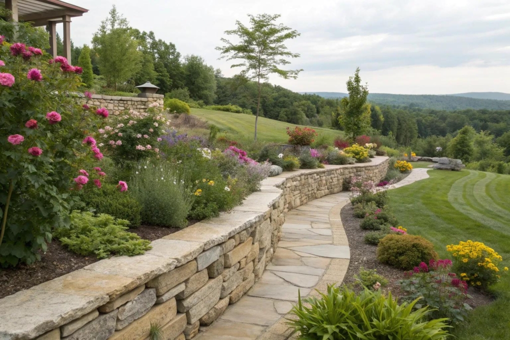16+ Inspiring Stone Retaining Wall Ideas
