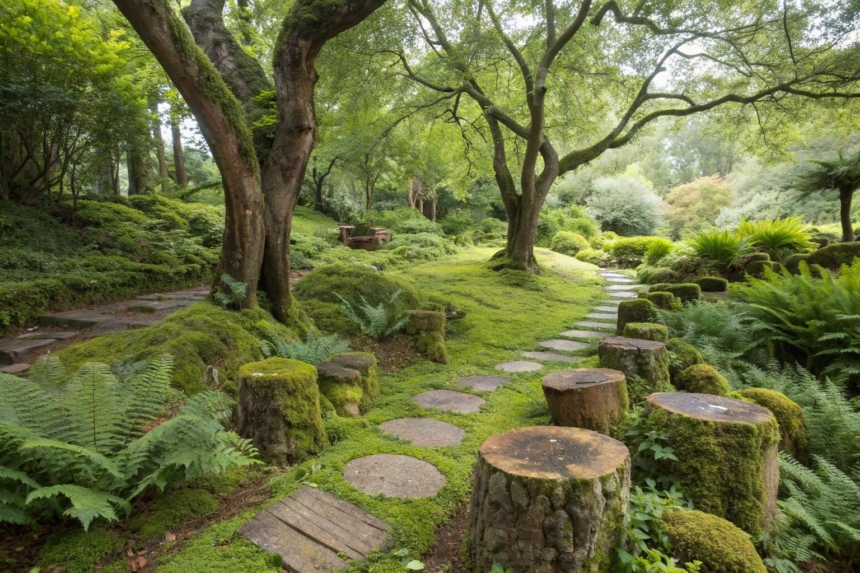 11+ Magical Stumpery Garden Image Ideas