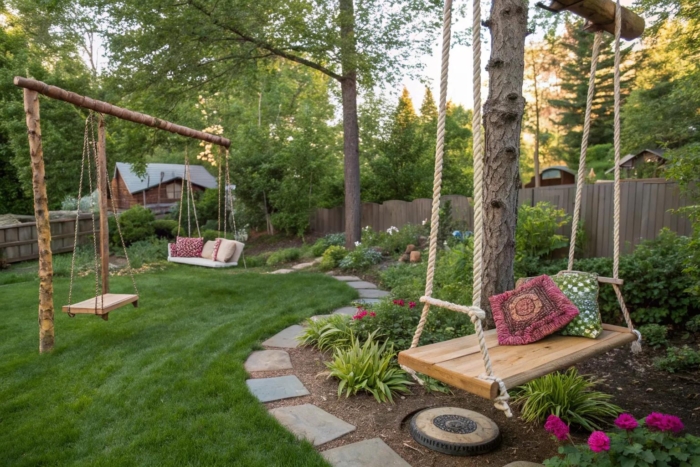 12+ Creative Backyard Swing Ideas to Inspire You