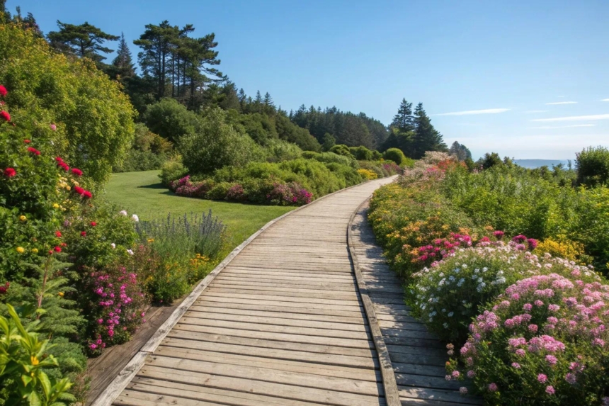 18+ Inspiring Wood Walkway Ideas for Your Garden