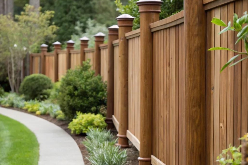 8+ Inspiring Round Post Fence Ideas for Your Home