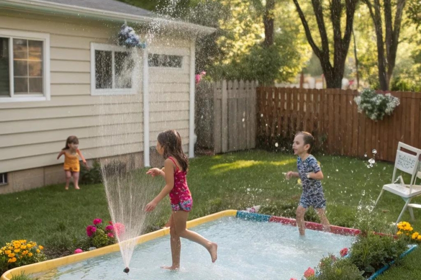 10+ Inspiring Residential Splash Pad Design Ideas