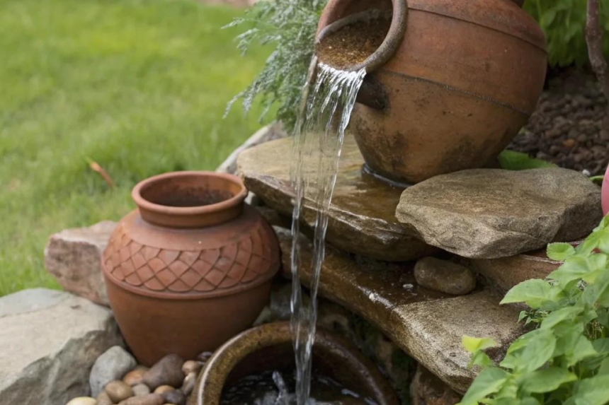 3+ Creative Garden Ideas with Pots and Stones