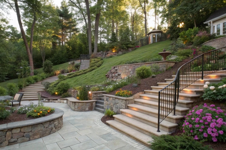18+ Inspiring Backyard Stairs Ideas