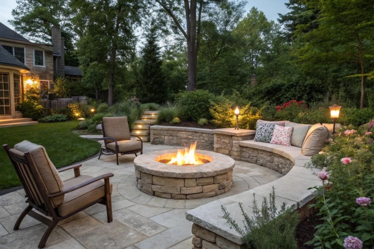 15+ Stunning Limestone Fire Pit Ideas for Your Backyard